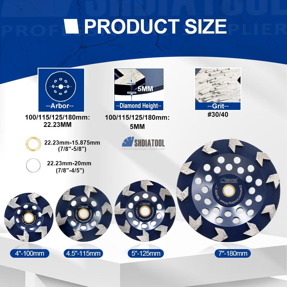 High Frequency Welded with Multiple Arrow Segment Diamond Grinding ...